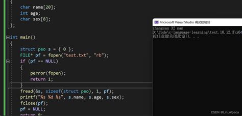 C语言文件操作的基础应用（超详细）fwrite Ab Csdn博客