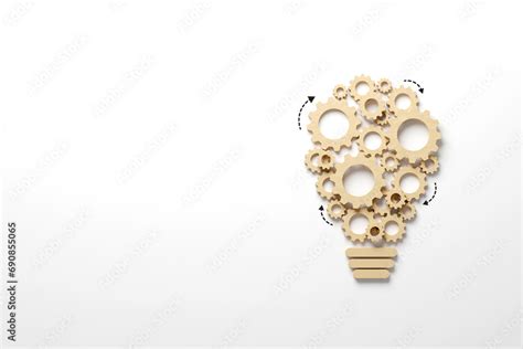 Business Process And Workflow Automation With Flowchart Wooden Cog