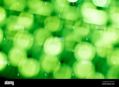 Green Bokeh Light Backgrounds Blurred Defocused Dots Abstract Blurred Reflection Lighting