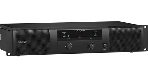 Behringer NX1000 2-Channel 1000W Amplifier with SmartSense
