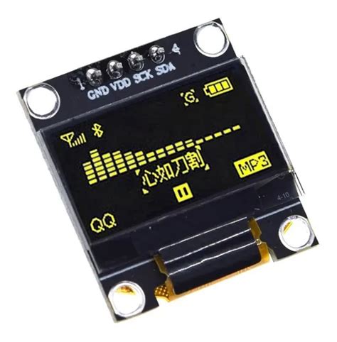 Modulo Display Oled 096 I2c Ssd1306 Lcd Arduino Pic R 25 Em Franca
