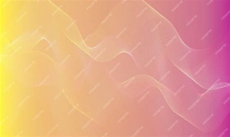 Premium Photo Simple Abstract Different Color Wavy Air Line Pattern