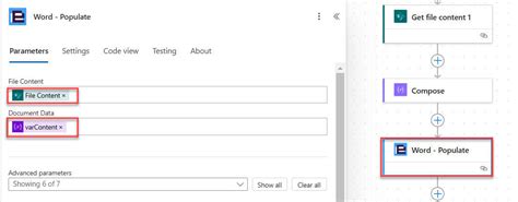 how to merge word documents in power automate