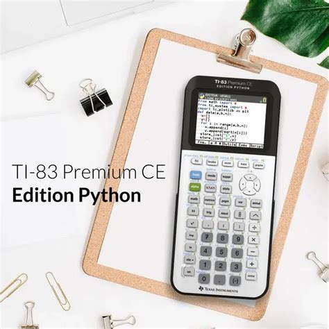 Calculatrice Graphique Texas Instruments Ti83 Premium Ce Edition Python Originale