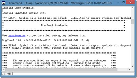 Wolfgang Ziegler Debugging A Windows 8 Blue Screen