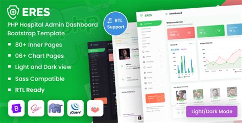 Eres Php Hospital Admin Dashboard Bootstrap Template Nulled Latest