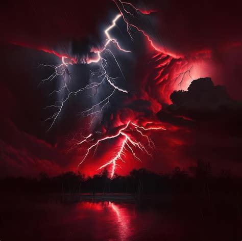 premium ai image lightning image created by ai