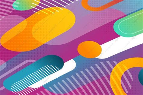 Abstract Colorful Tech Template Design Graphic By Impulse Creative Fabrica