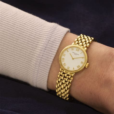 Pre Owned Patek Philippe Calatrava 18ct Yellow Gold Manual Wind