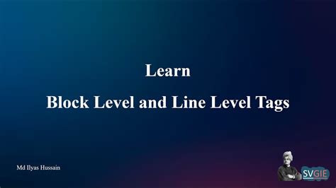 How Block And Line Level Tags Works In Html Html Css Block Level And
