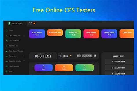 Click Speed Test Cps Test Check Clicks Per Second New
