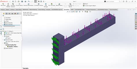 Performing Static Analysis Solidworks Grabcad Tutorials