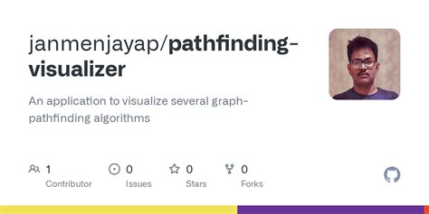 github janmenjayap pathfinding visualizer an application to