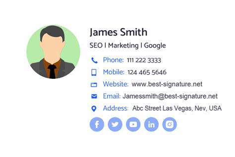 Email Signature Templates Best Online Signature
