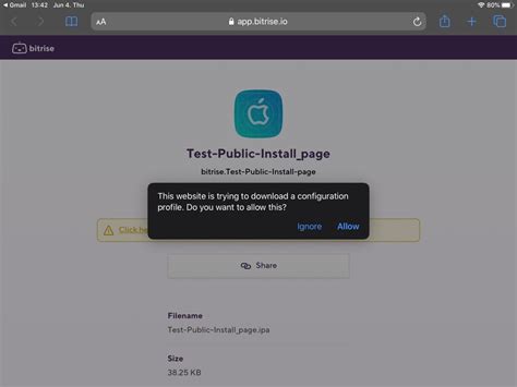 Installing An Ipa File Bitrise Docs
