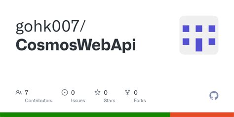 GitHub Gohk007 CosmosWebApi