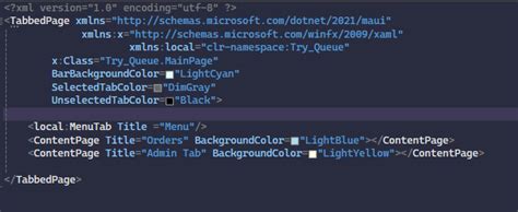 Tabbedpage Inside A Tab C