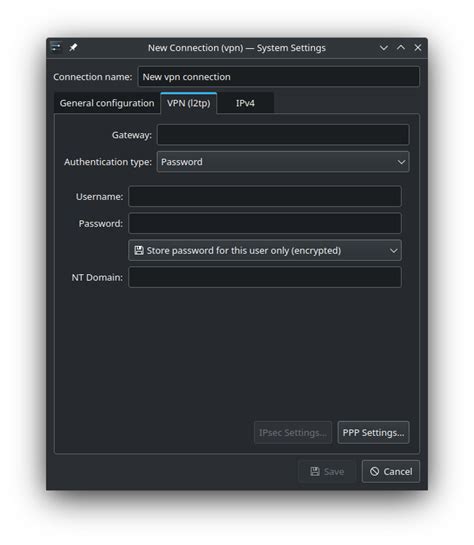 Fedora IPSec Settings Greuyed Out In Add New Connection Dialog Fedora Unix Linux Stack