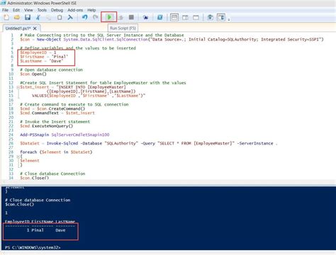 SQL SERVER Using PowerShell And Native Client To Run Queries In SQL Server SQL Authority