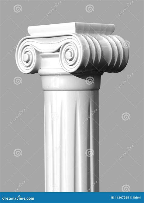 Ionic Pillar Stock Illustration Illustration Of Column 11267265