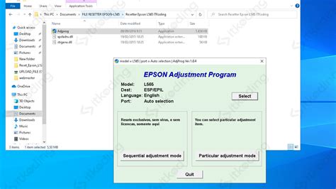 Cara Reset And Download Resetter Epson L565 Terbaru