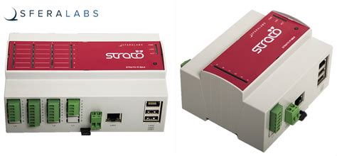Sfera Labs Strato Pi Max DIN Rail Industrial Controllers Are Built Around Raspberry Pi CM4 Or