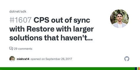Cps Out Of Sync With Restore With Larger Solutions That Havent Turned On Lsl Lightweight