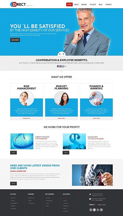 Into The Deep Blue With Blue Wordpress Themes Creative Beacon