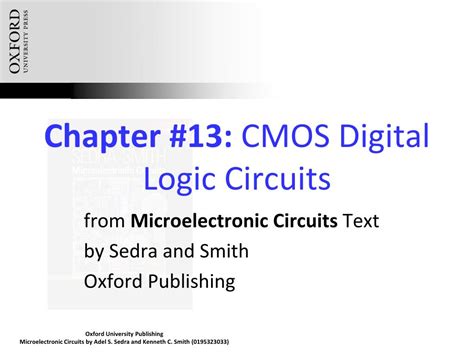 PPT Chapter 13 CMOS Digital Logic Circuits PowerPoint Presentation ID 4214240