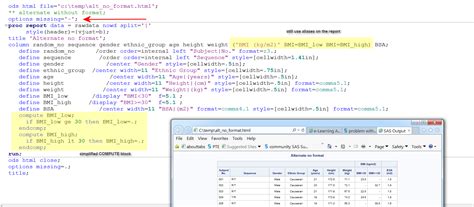 Problem With Nested Columns In Proc Report Sas Support Communities