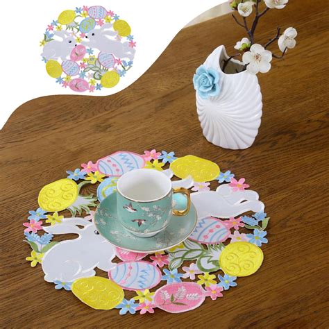 Gallickan Easter Table Placemats Bunny And Eggs Place Mats For Dining