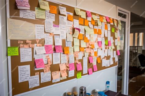 Premium Photo Scrum Board Project Management Planning Working Task