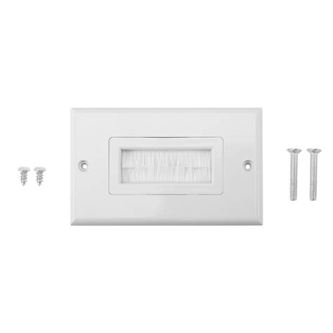 Single Gang Easy Install Cable Pass Through Durabl Grandado Single Gang Easy Install Cable Pass Through Durabl Grandado