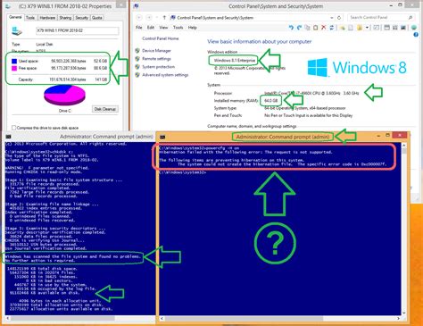 Hibernate Windows Cant Create Hibernation File But Theres Enough