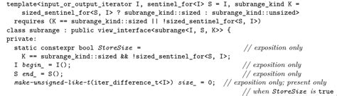 [range subrange] unaligned comments · issue 3596 · cplusplus draft · github