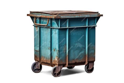 Premium Psd Garbage Bin Or Container Isolated On White Background