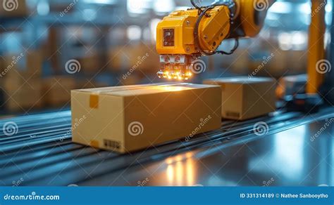 Robotic Arm Handling Silicon Wafer With Precision And Efficiency Speed Microchip Production Lab