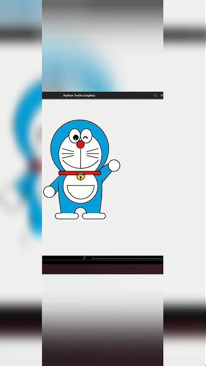 Doraemon Part5 Python Code Pythonprogramming Turtle Shortsvideo