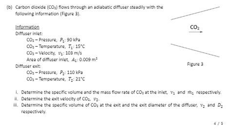 Solved B Carbon Dioxide CO Flows Through An Adiabatic Chegg Com