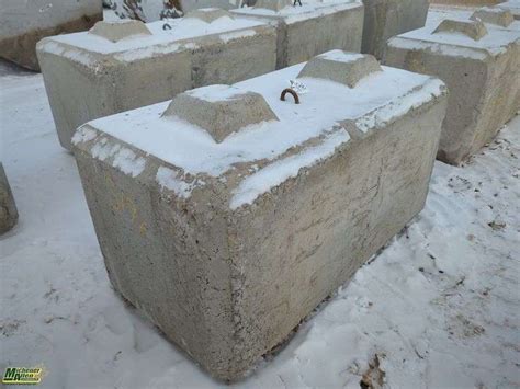 Precast Concrete Block Michener Allen Auctioneering Ltd