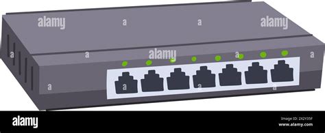 Management Network Switch Cartoon Vector Illustration Stock Vector Image Art Alamy