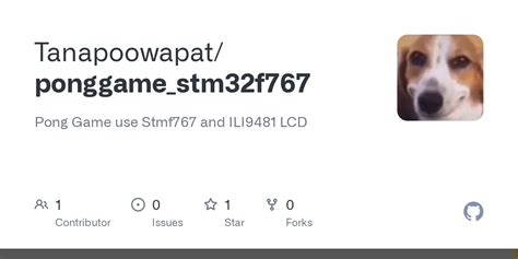 GitHub Tanapoowapat Ponggame Stm F Pong Game Use Stmf And ILI LCD