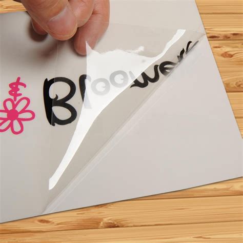 กระดาษสติกเกอร์ใส ขนาด A4 หรือแบบ A3 ใช้สำหรับปริ้นเครื่องพิมพ์เลเซอร์ สติกเกอร์ใสกันน้ำไว้พิมพ์