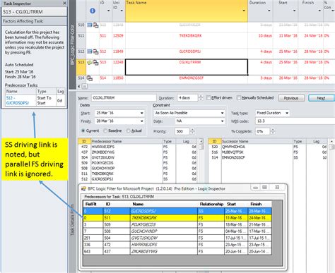problems with driving logic in task inspector and task paths microsoft