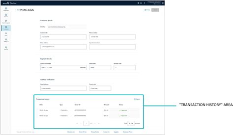 Financial Transactions Associated With A Vault Customer Profile