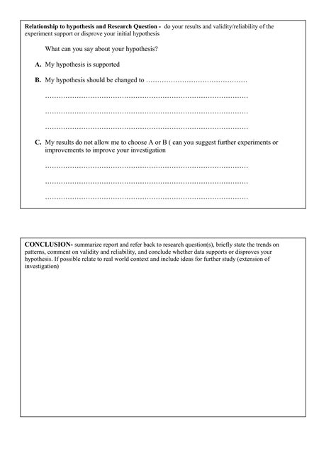 Igcse Planning An Investigation Student Booklet Doc