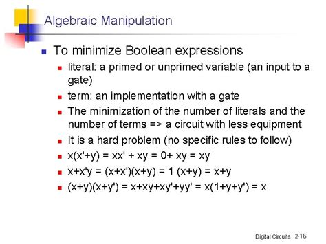 Chapter Boolean Algebra And Logic Gates Boolean