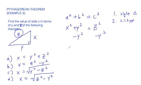 Pythagorean Theorem Overview Numerade