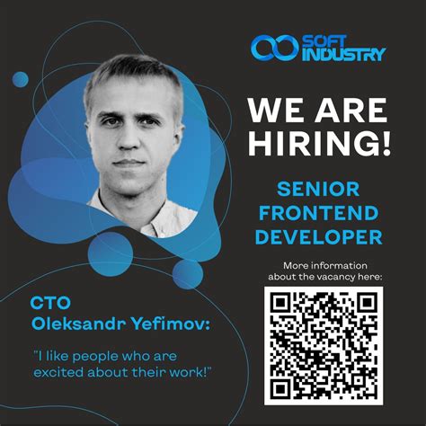 🔥were Looking For A Senior Frontend Developer To Join Our Team Soft