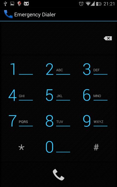 Howto disable Emergency call button on lockscreen Android CyanogenMod Blog Ľubomíra Hosta
